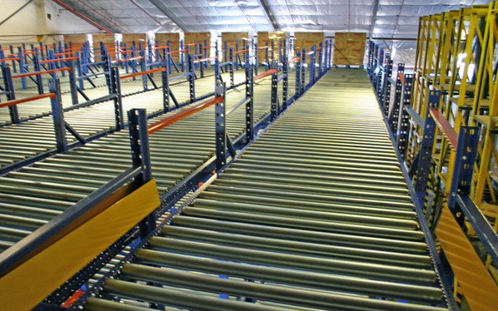 Pallet Flow Racking, Automatic Stock Rotation - Mr Shelf Racking Systems