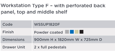 Commercial Workstation Type F » Mr Shelf - Shelving & Racking