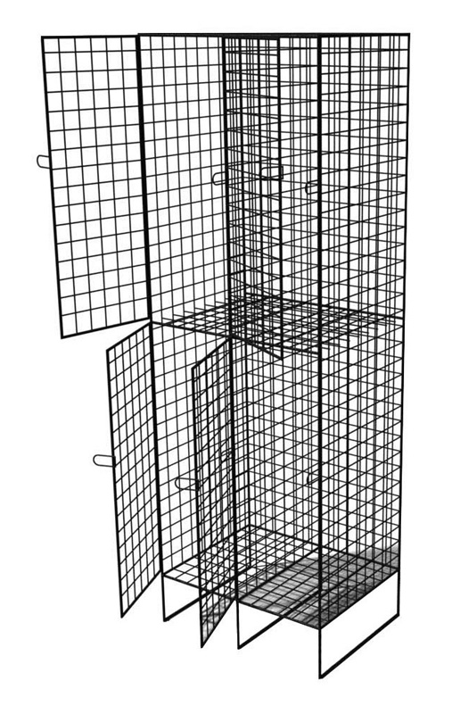 Double door wire lockers » Mr Shelf - Shelving & Racking
